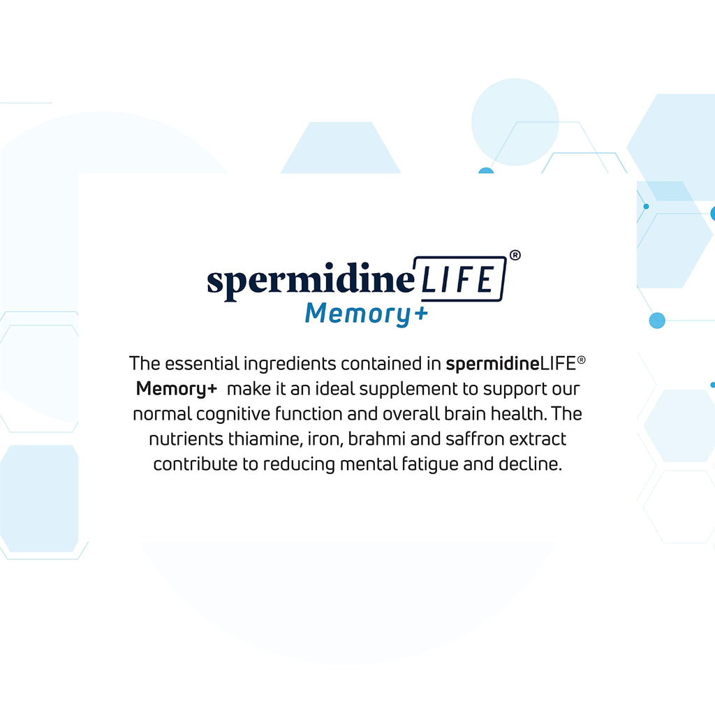 LONGEVITY LABS spermidineLIFE Memory+ 1300mg Supplement, 60 Vegan Capsules | Plant-Based Formula for Cognitive Wellness, Blended Vitamin & Mineral - 4