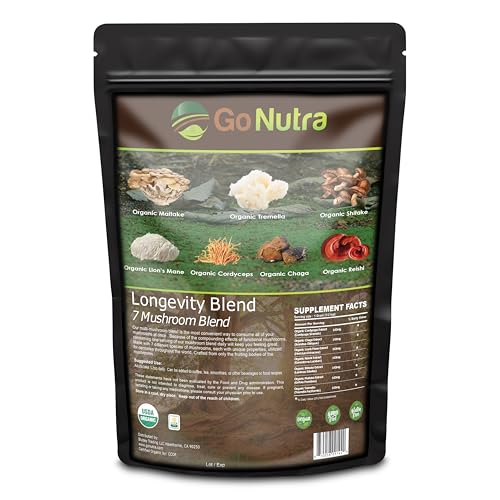 longevity mushroom powder with lion's mane