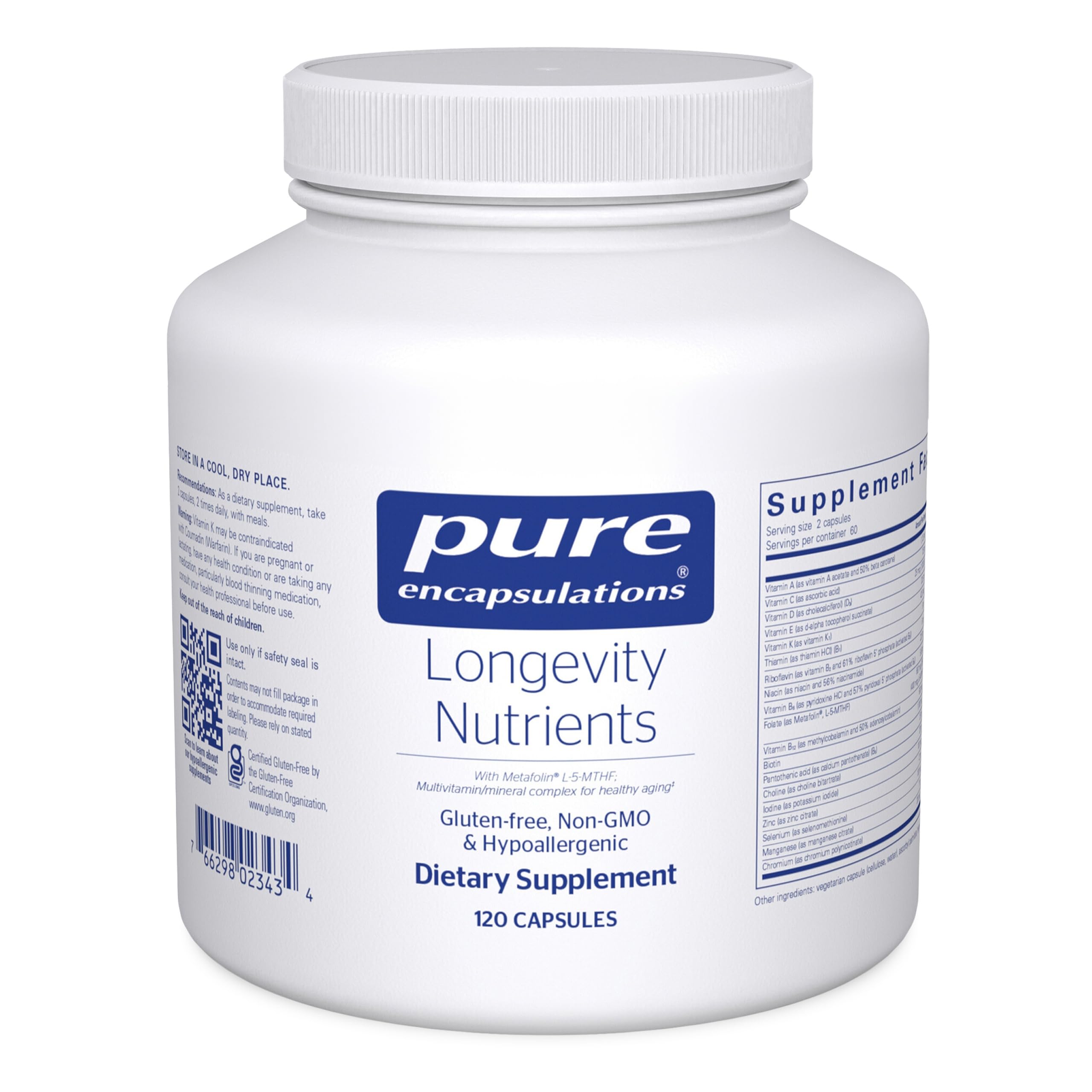 Longevity Nutrients for brain health
