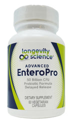Longevity Science probiotic capsules for gut health