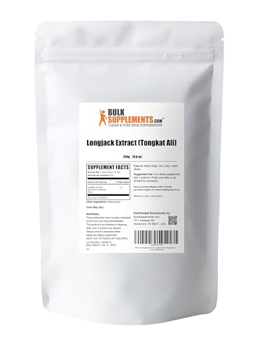Longjack powder for improved stamina