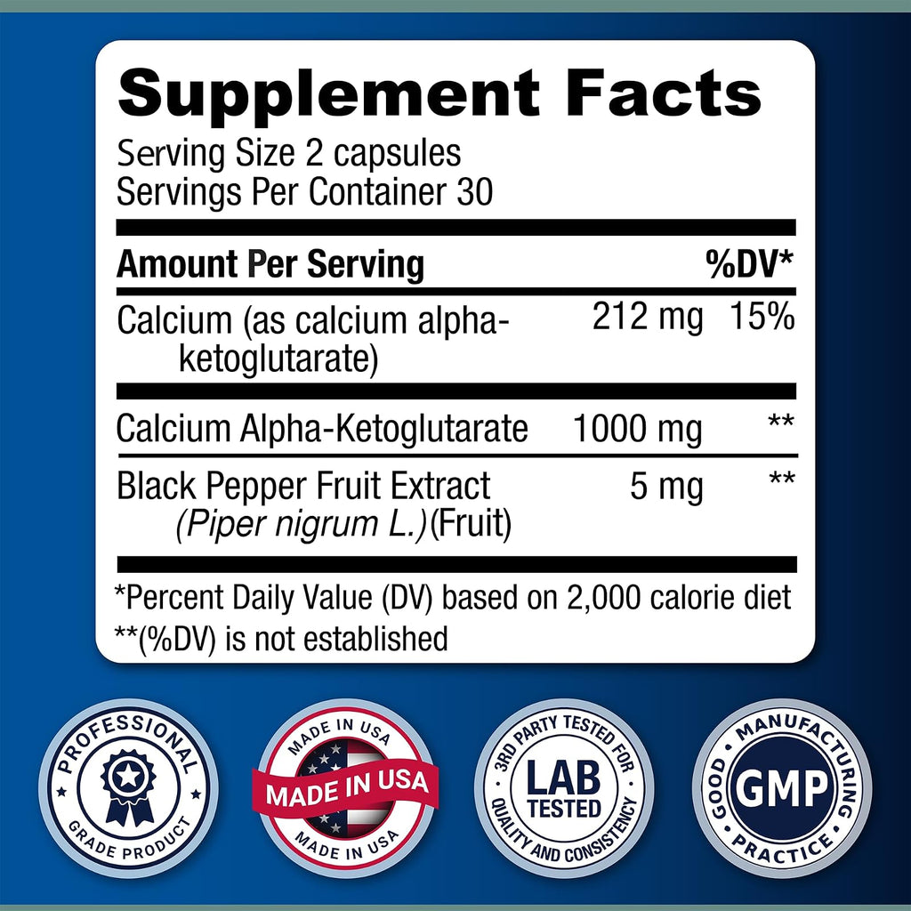 LongJuvity calcium for bone density