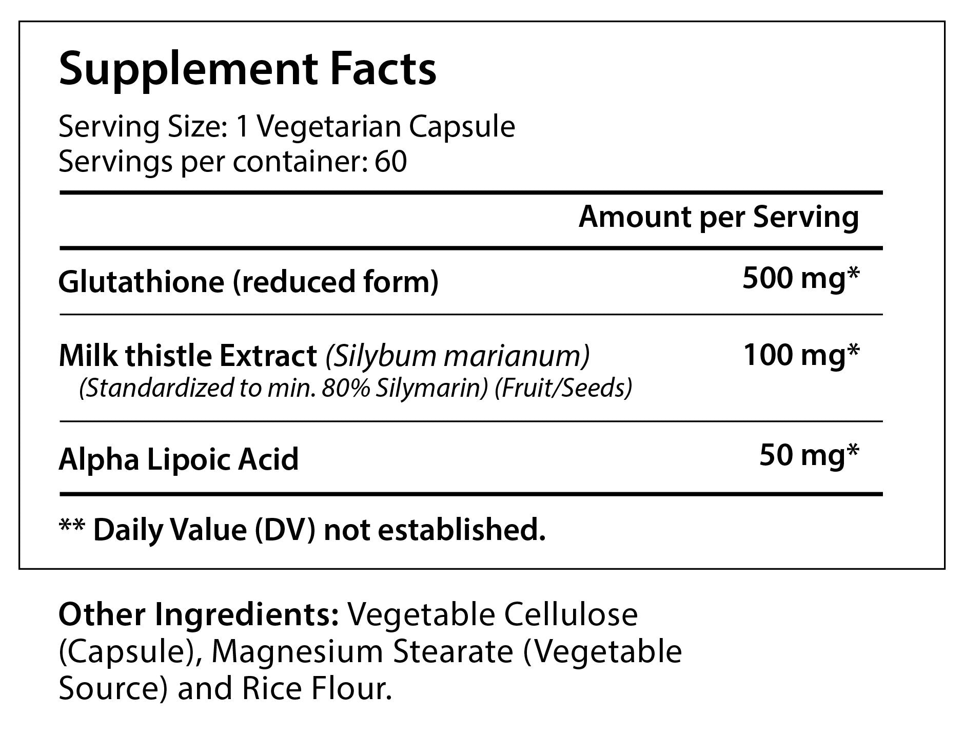 LongLifeNutri glutathione capsules