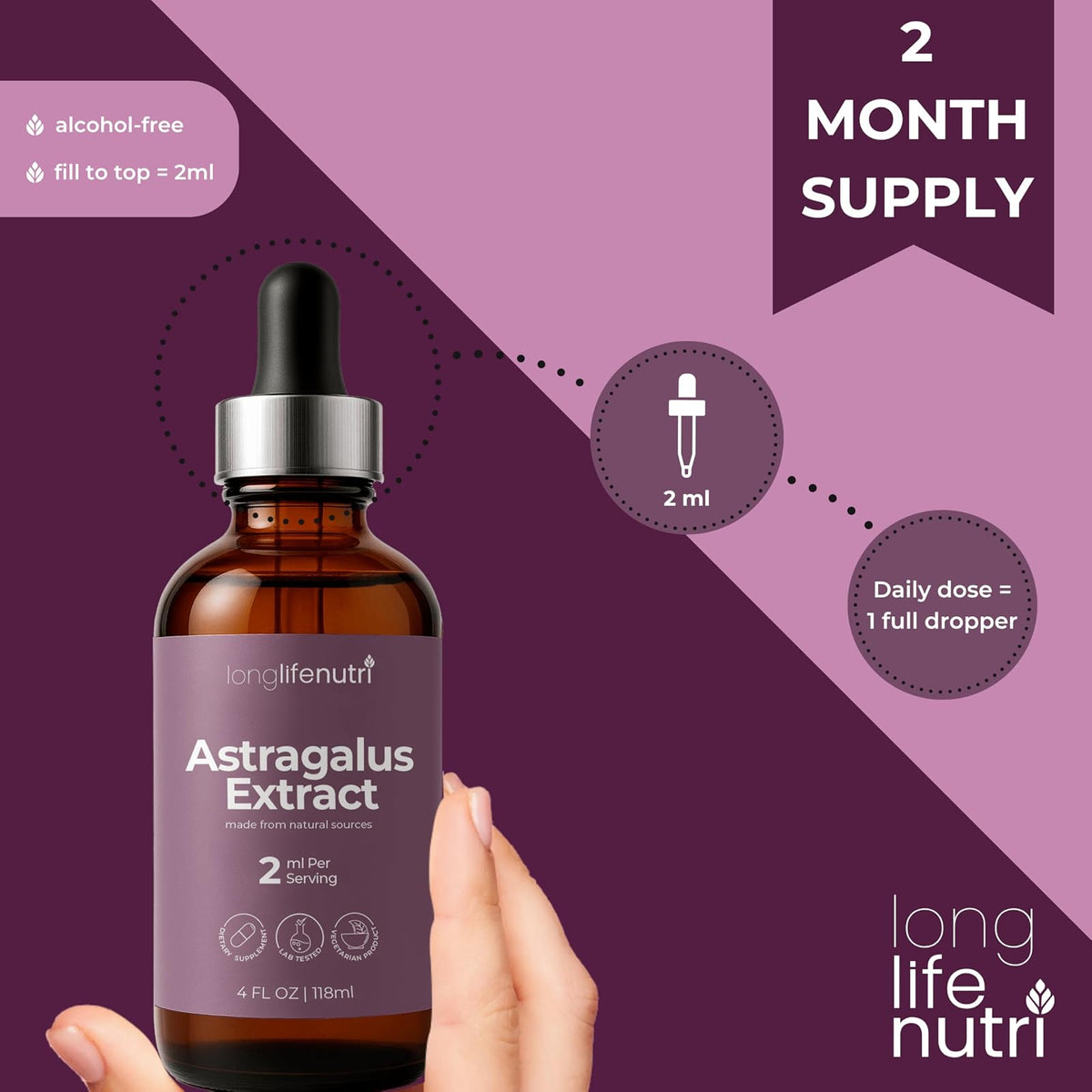 LongLifeNutri herbal drops for wellness