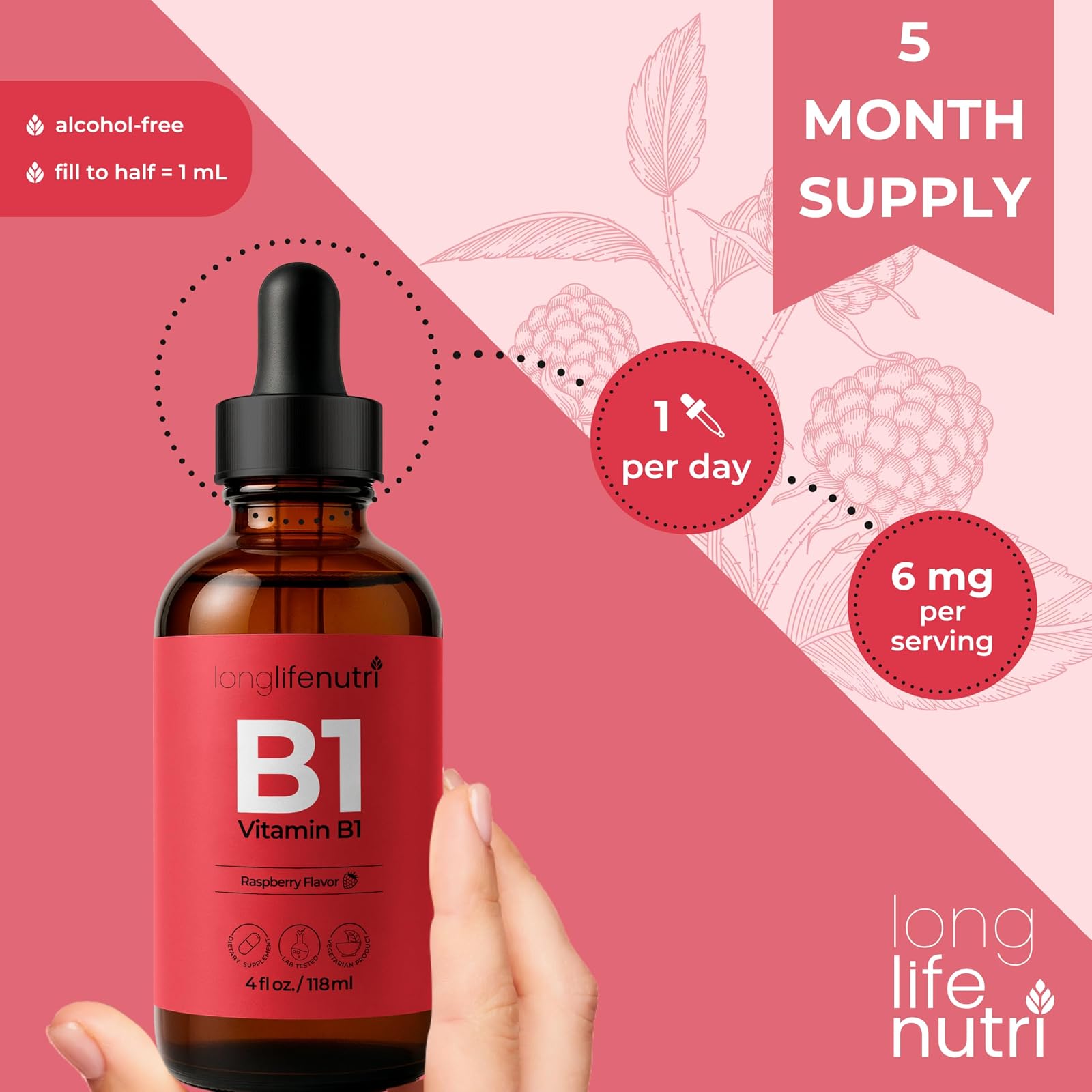 LongLifeNutri liquid drops for wellness
