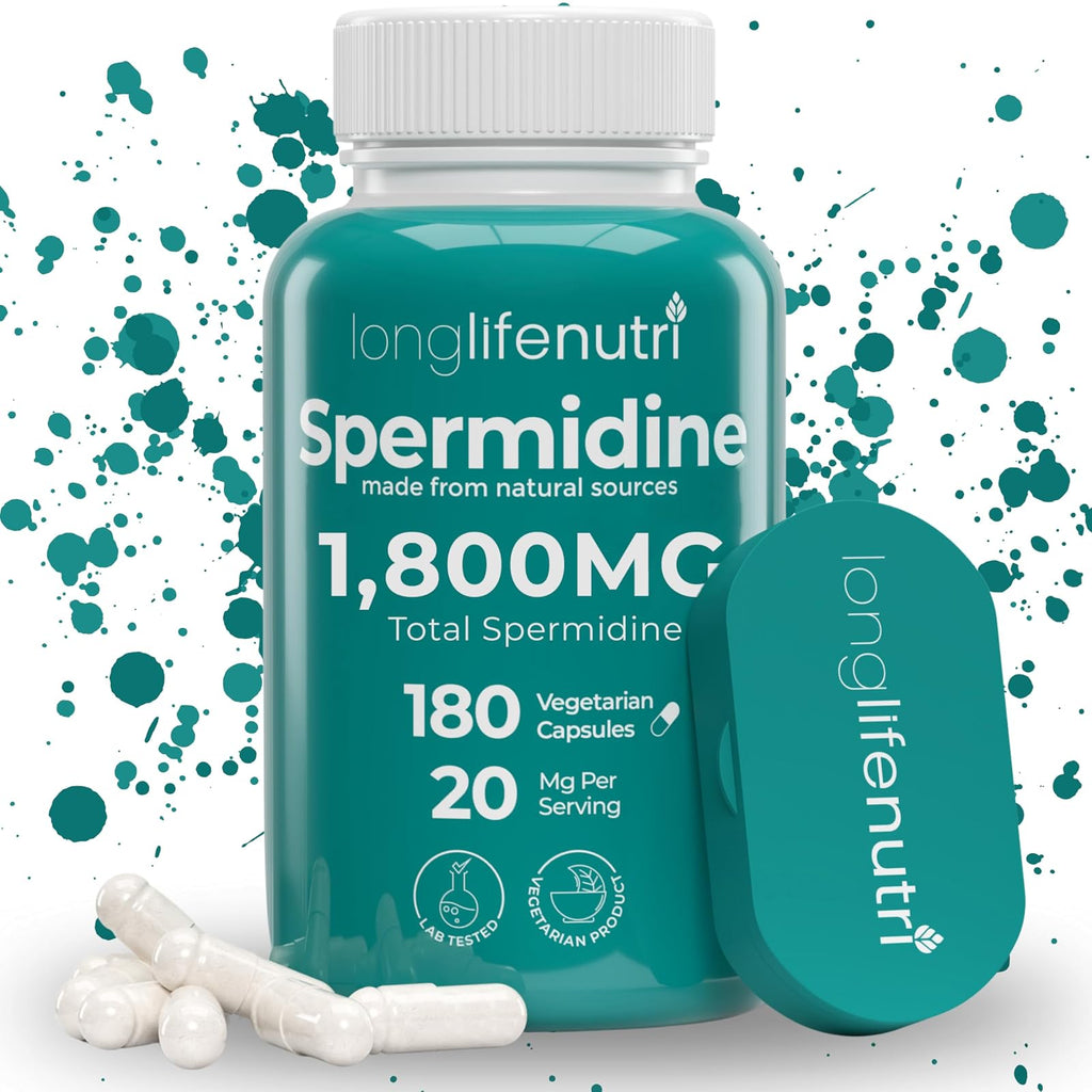 LongLifeNutri spermidine capsules for vitality