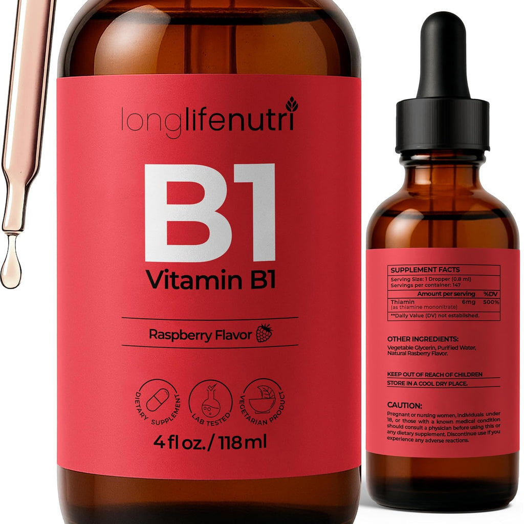 LongLifeNutri vitamin B1 liquid drops