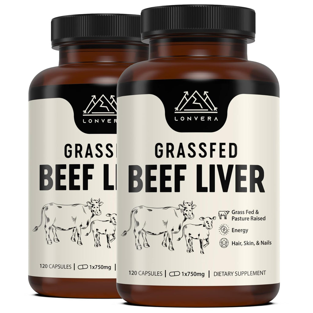 Lonvera beef liver supplement capsules
