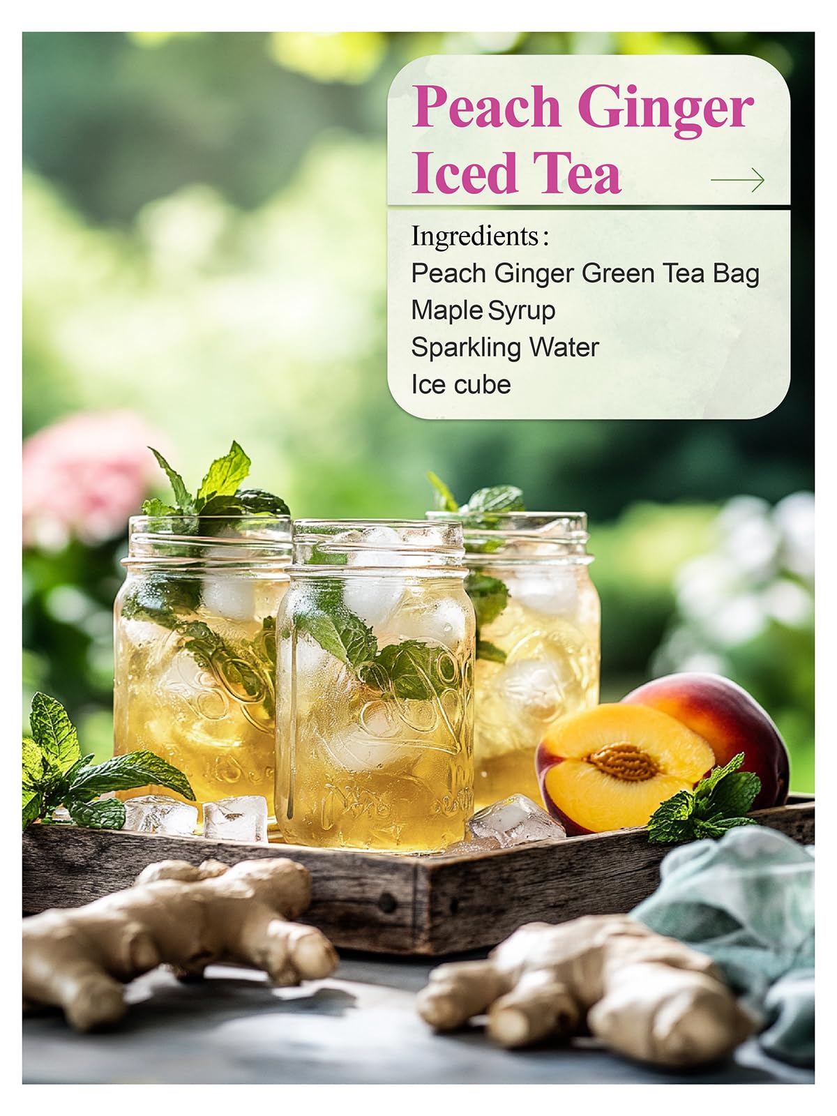 LOOMICA green tea with ginger