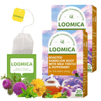 LOOMICA roasted dandelion root tea bags