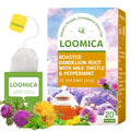 LOOMICA roasted dandelion root tea bags
