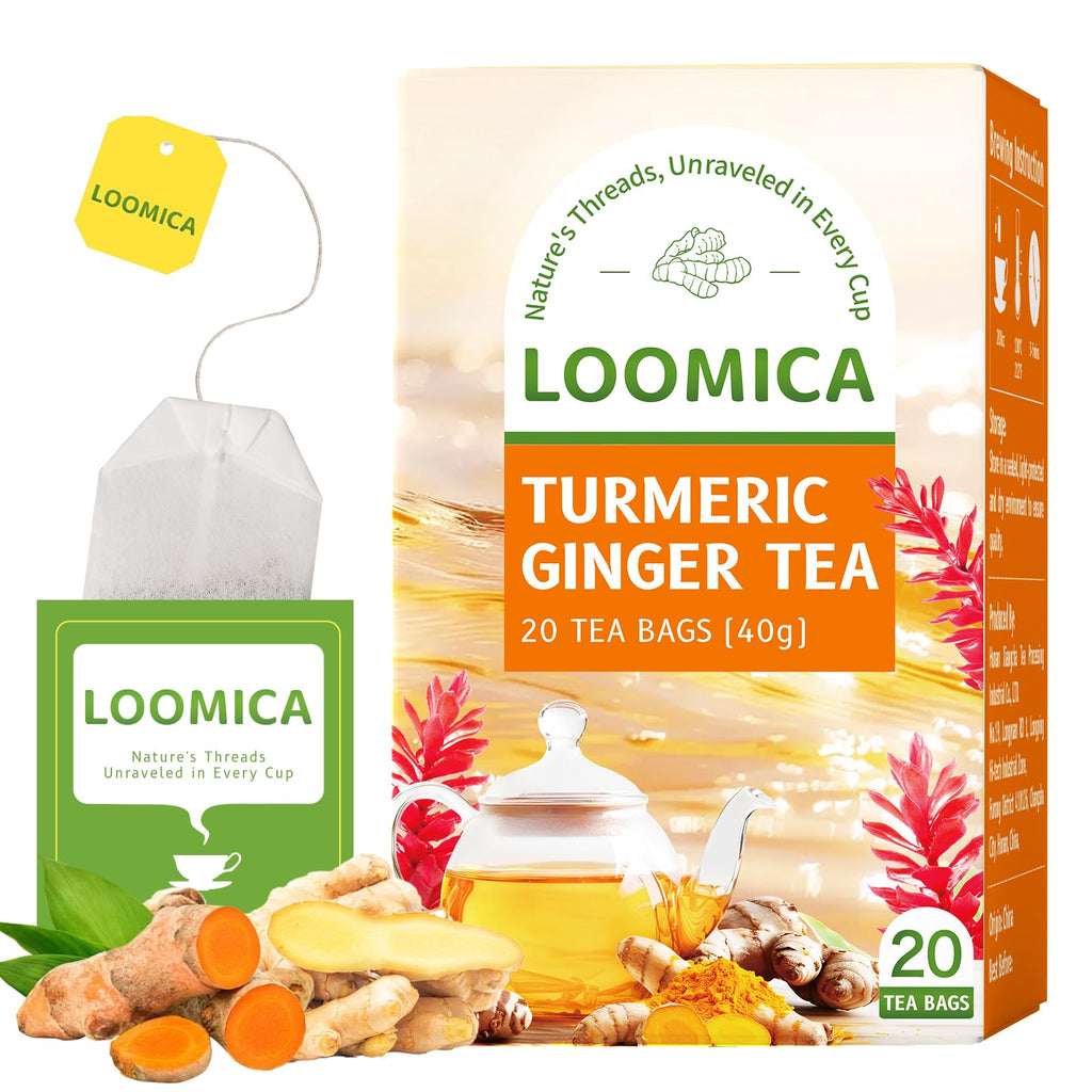 LOOMICA Turmeric Ginger Tea bags
