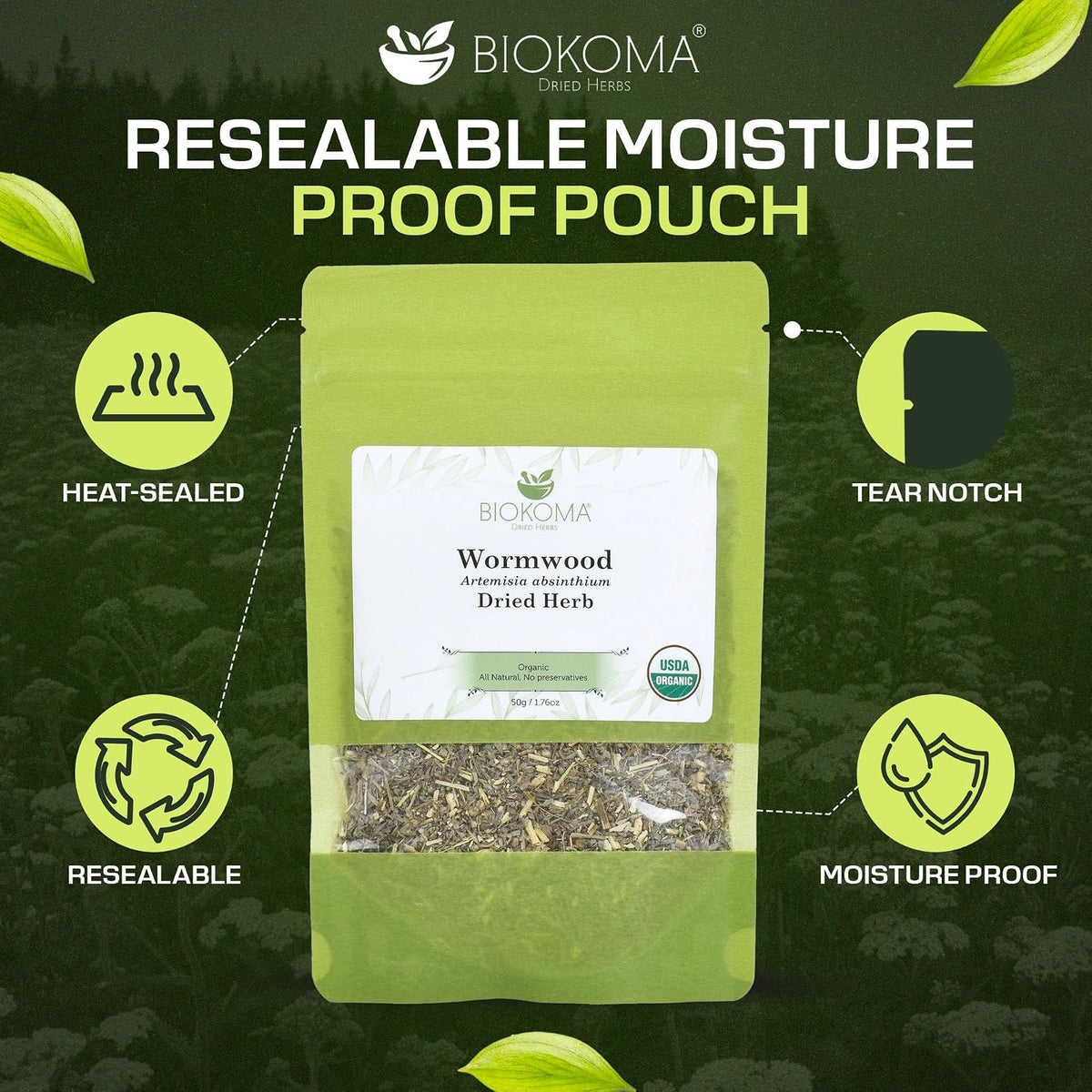 loose herbal tea with wormwood