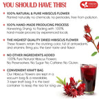 loose hibiscus tea for refreshing brews