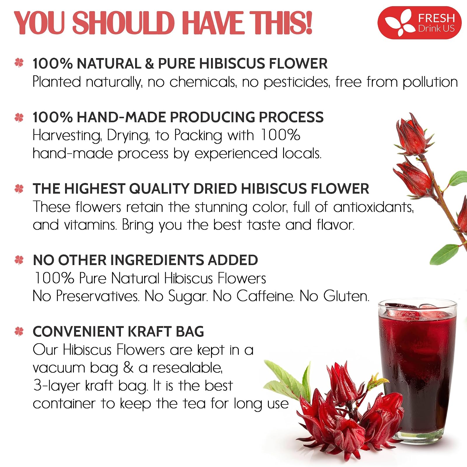 loose hibiscus tea for refreshing brews