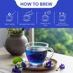 loose leaf butterfly pea tea