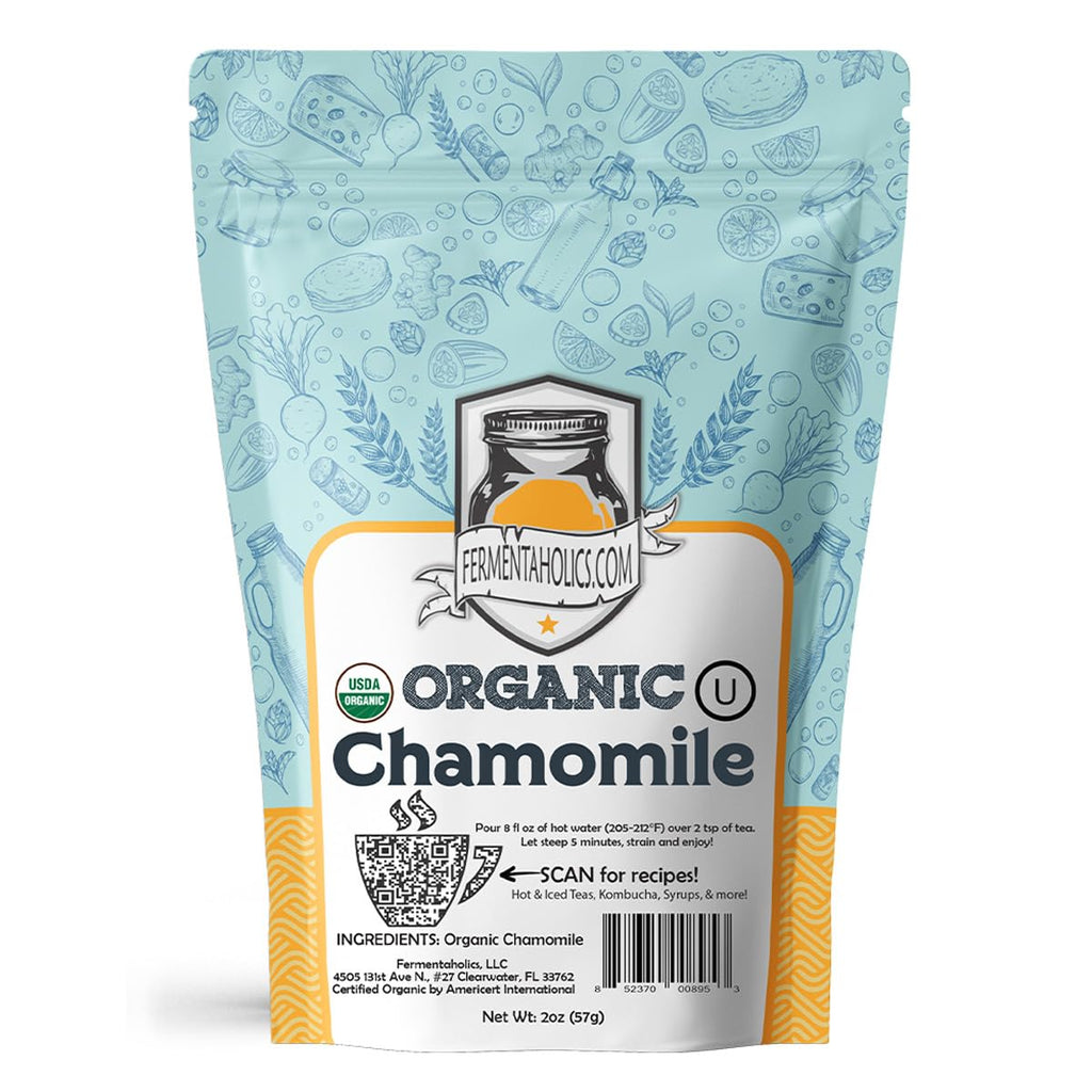 loose leaf chamomile tea flowers