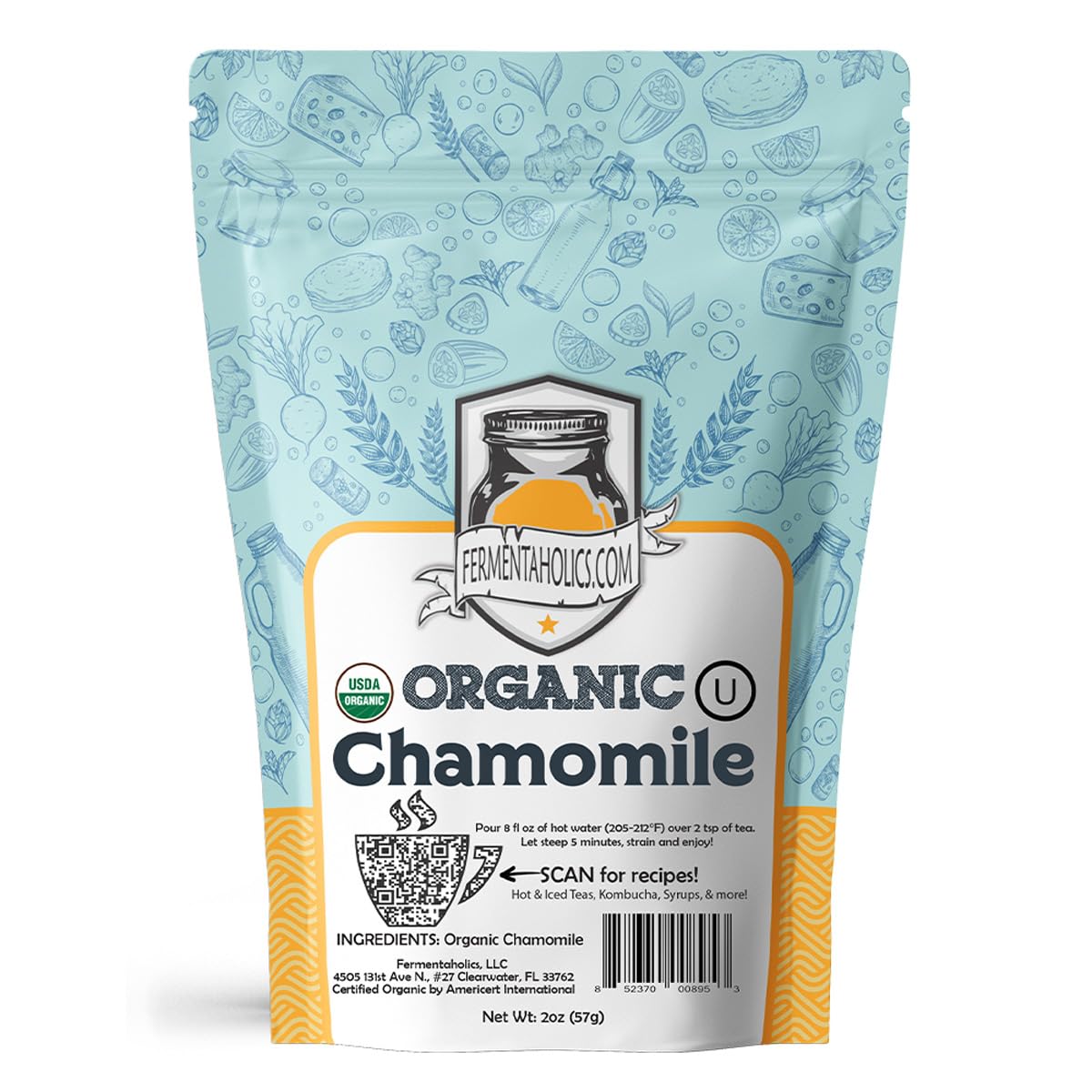 loose leaf chamomile tea flowers