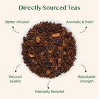 loose-leaf chocolate vanilla herbal tea