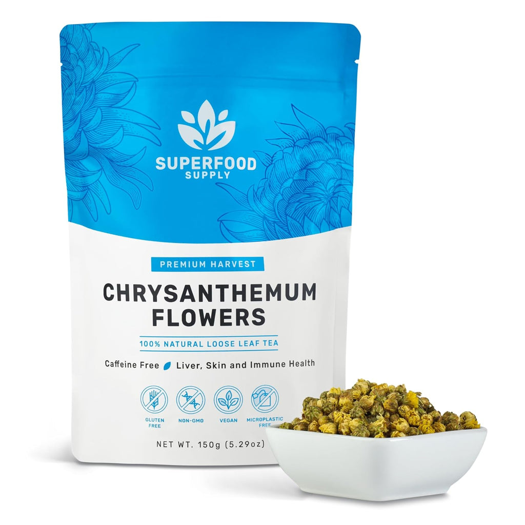 loose leaf chrysanthemum tea flowers