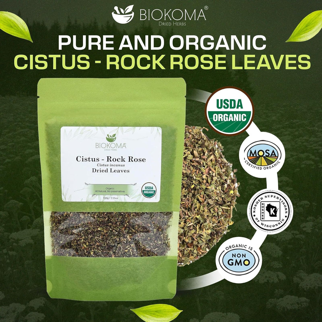 loose leaf Cistus Rock Rose tea