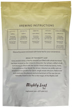 loose leaf Earl Grey tea bag