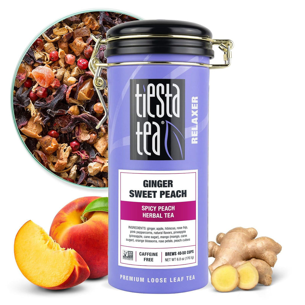 loose leaf ginger sweet peach tea