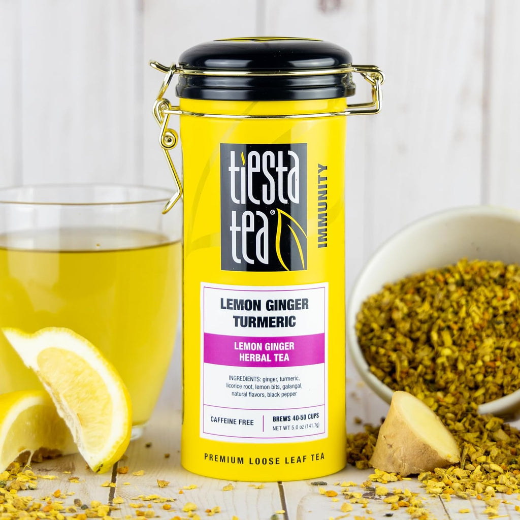Loose leaf ginger tea blend