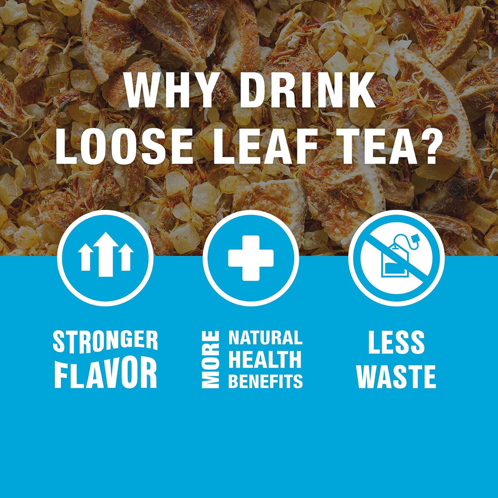 loose leaf green tea extract infusion