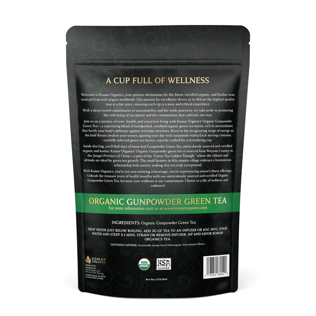 loose leaf green tea for energy