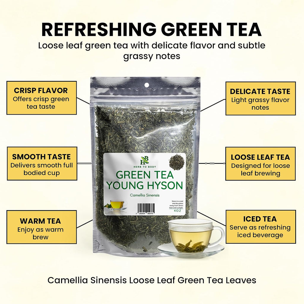 loose leaf green tea for wellness