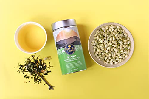 loose leaf green tea with floral notes