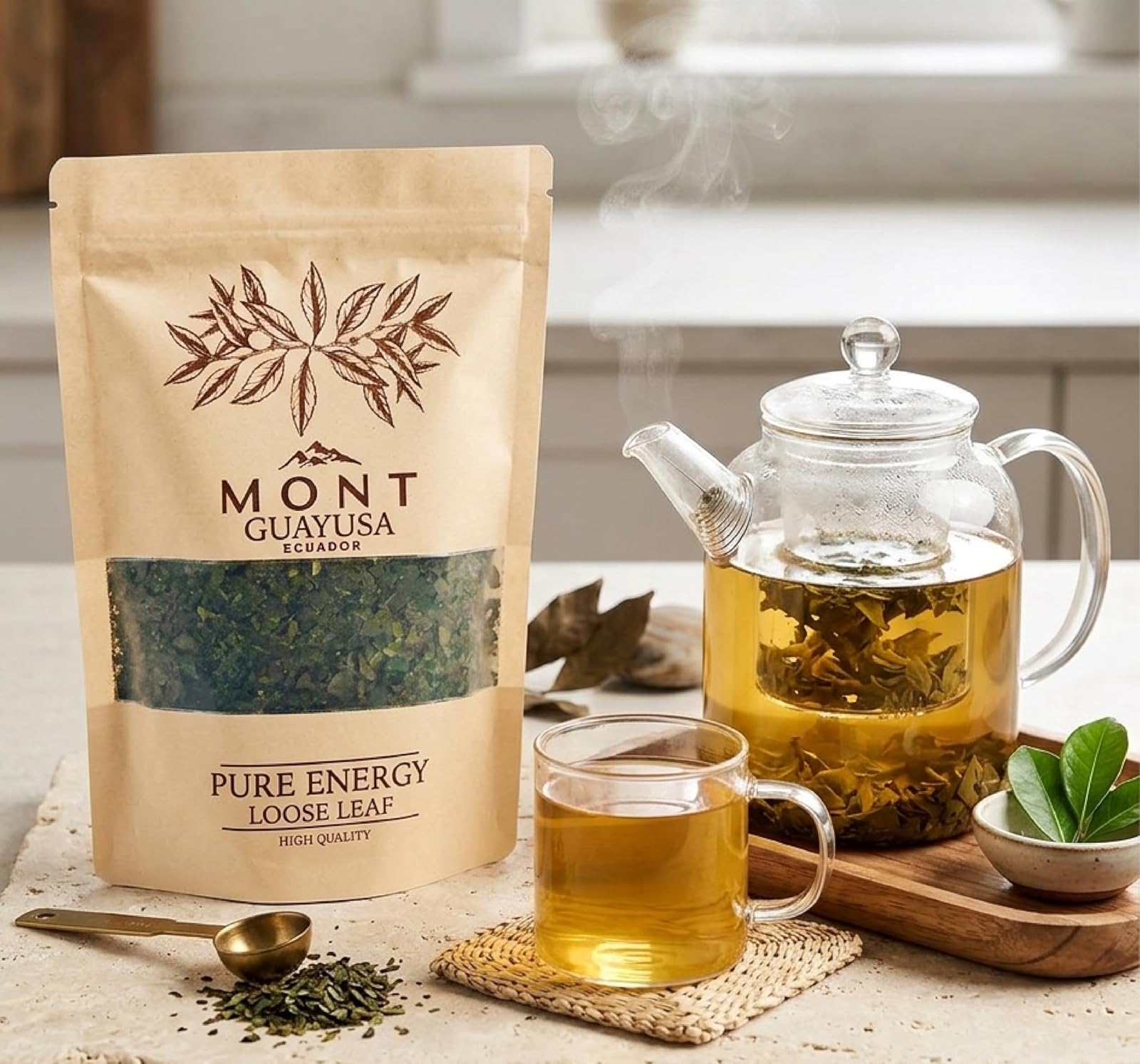loose leaf Guayusa tea benefits