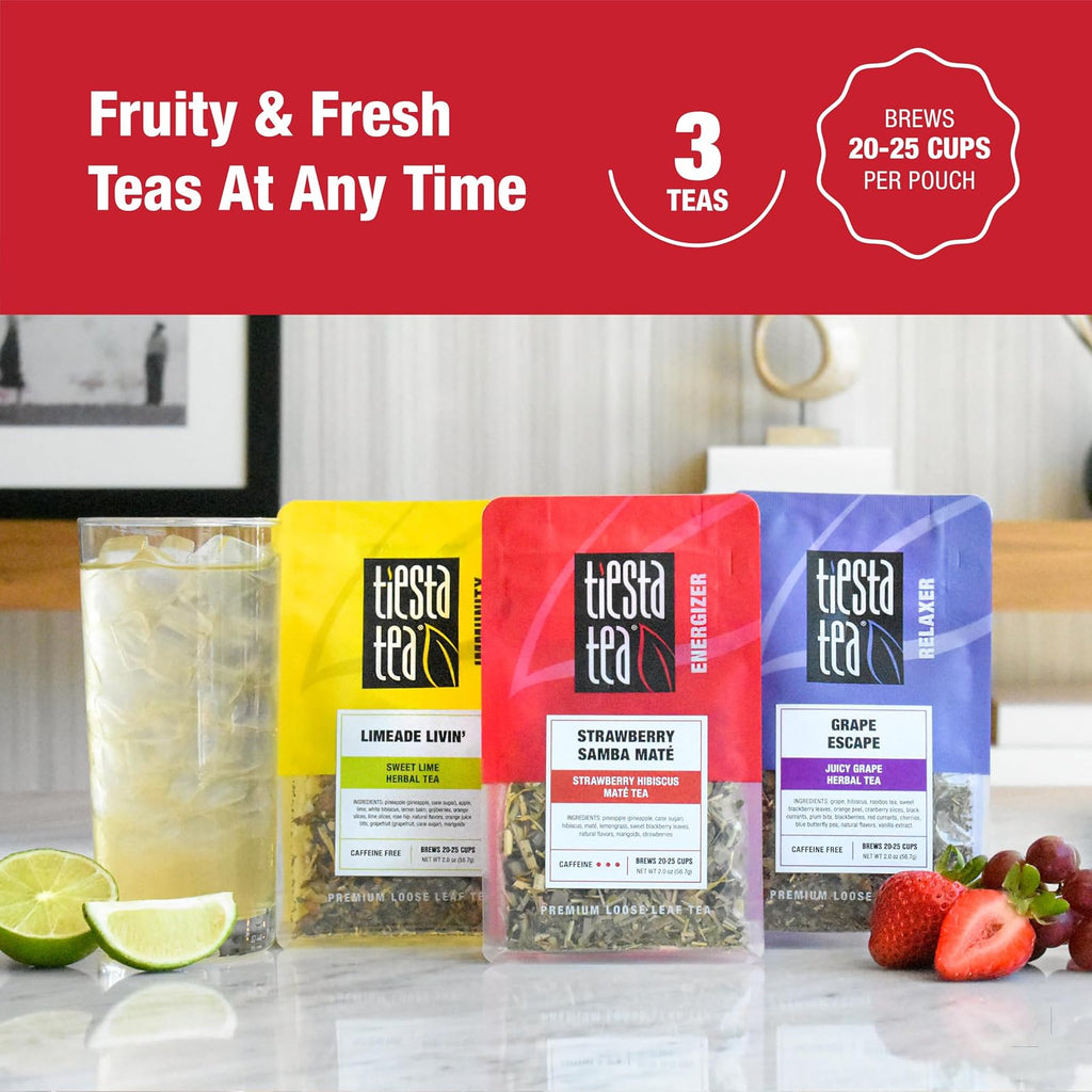 loose leaf herbal fruit tea