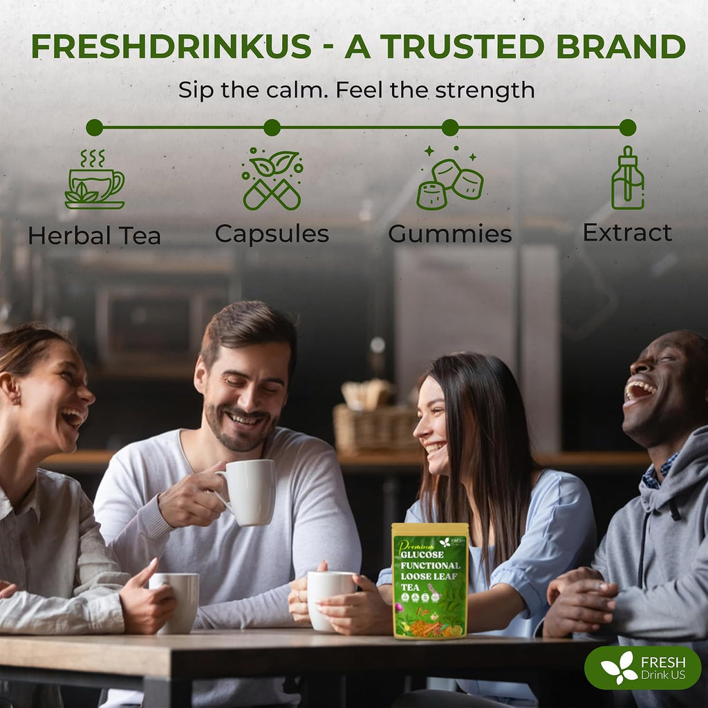 Loose leaf herbal tea for energy