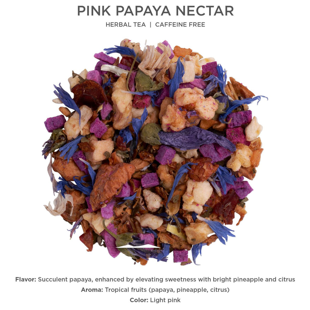 loose leaf herbal tea selection