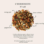 loose leaf herbal tea tin