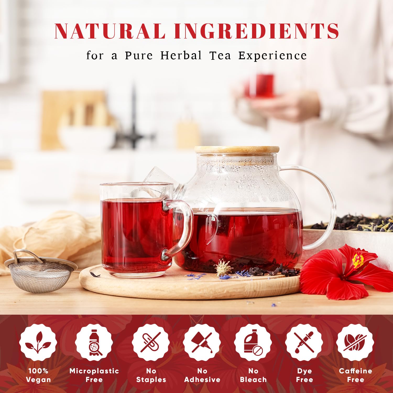 loose leaf hibiscus tea for relaxation