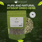 loose leaf hyssop herbal infusion