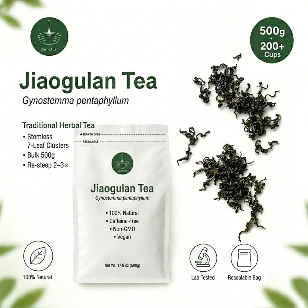 loose leaf Jiaogulan tea benefits