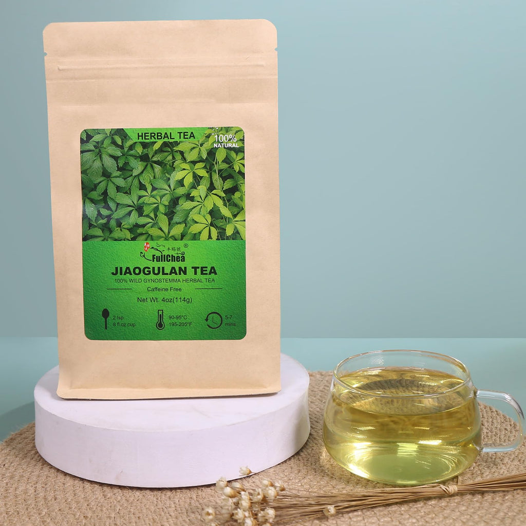 loose leaf Jiaogulan tea for relaxation
