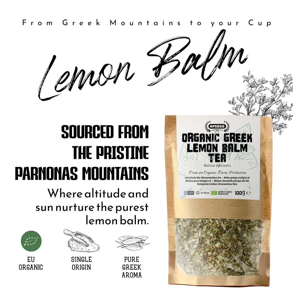 loose leaf lemon balm tea