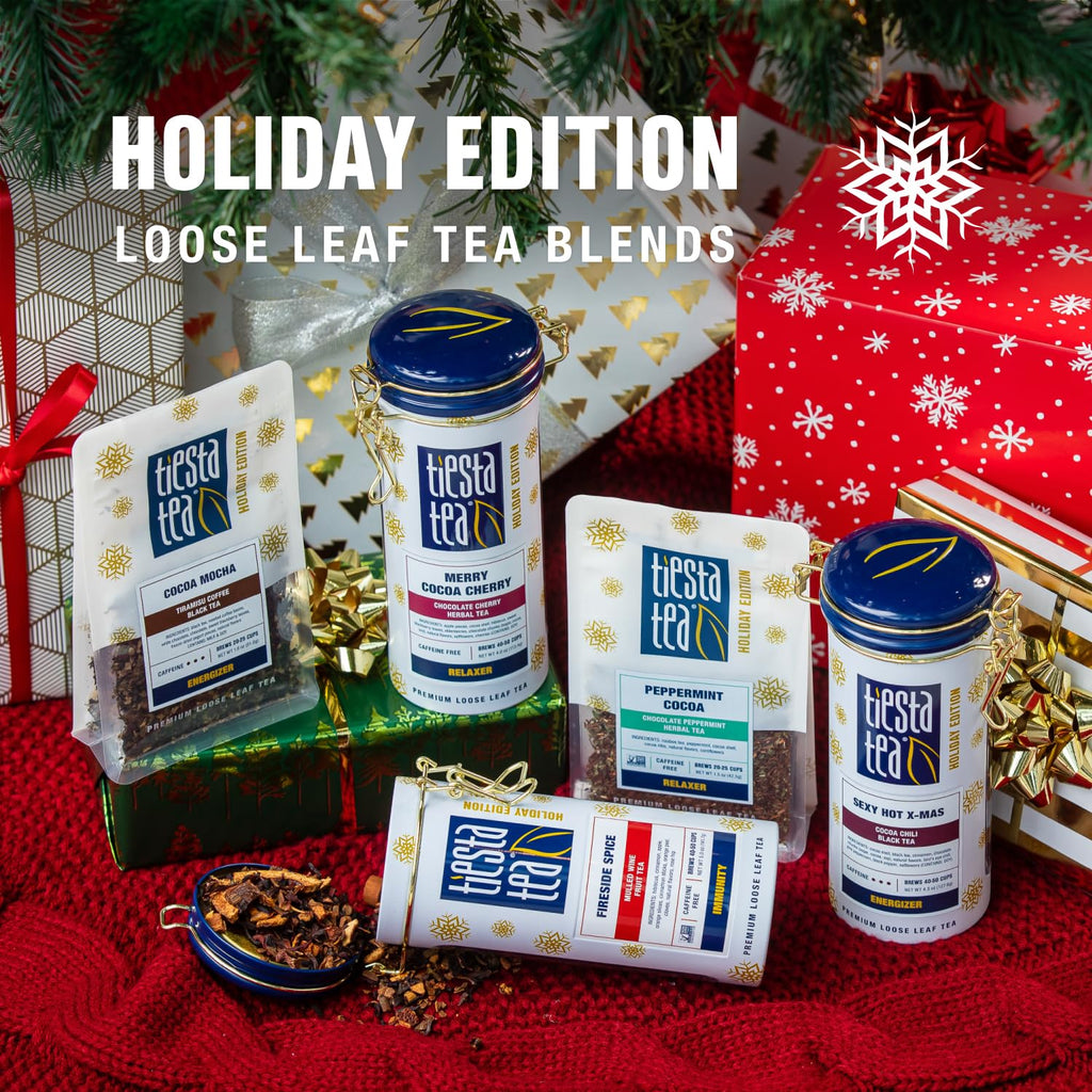 loose leaf Merry Cocoa Cherry tea