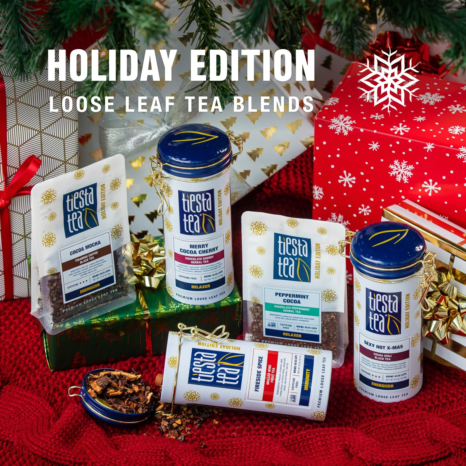 loose leaf Merry Cocoa Cherry tea