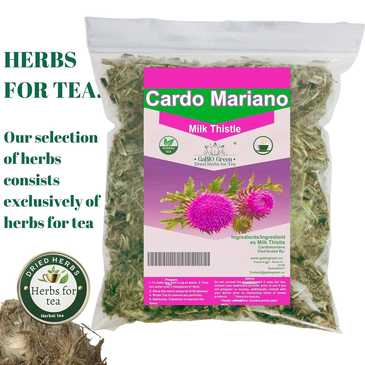 loose leaf milk thistle tea