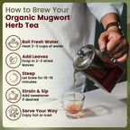 loose leaf mugwort for brewing