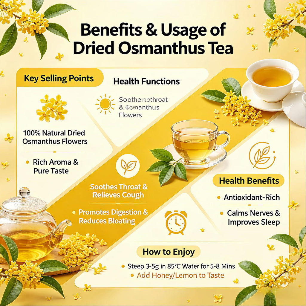 loose leaf osmanthus herbal infusion