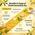 loose leaf osmanthus herbal infusion