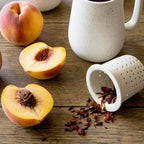 loose leaf peach herbal tea