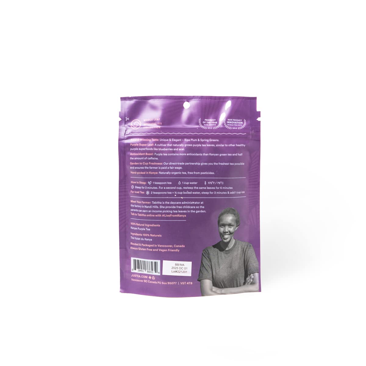 loose leaf purple tea for relaxation